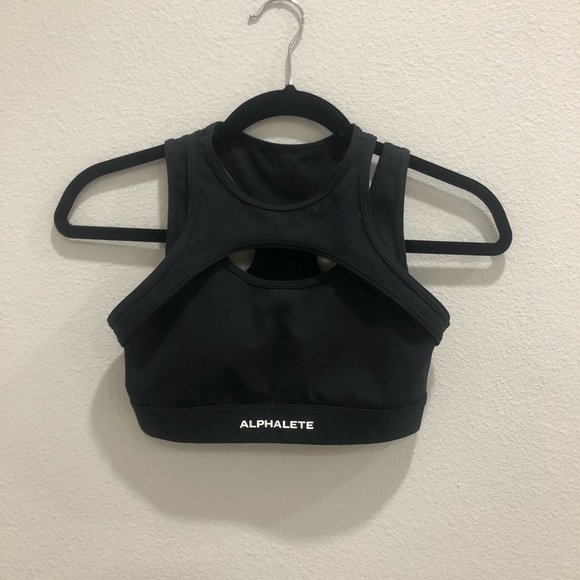 Alphalete | Other | Alphalete Black Surface Keyhole Bra | Poshmark